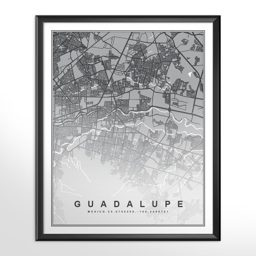 Cuadro Mapa de Guadalupe
