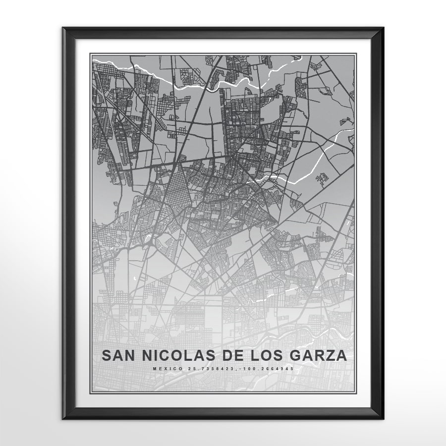 Cuadro Mapa de San Nicolas