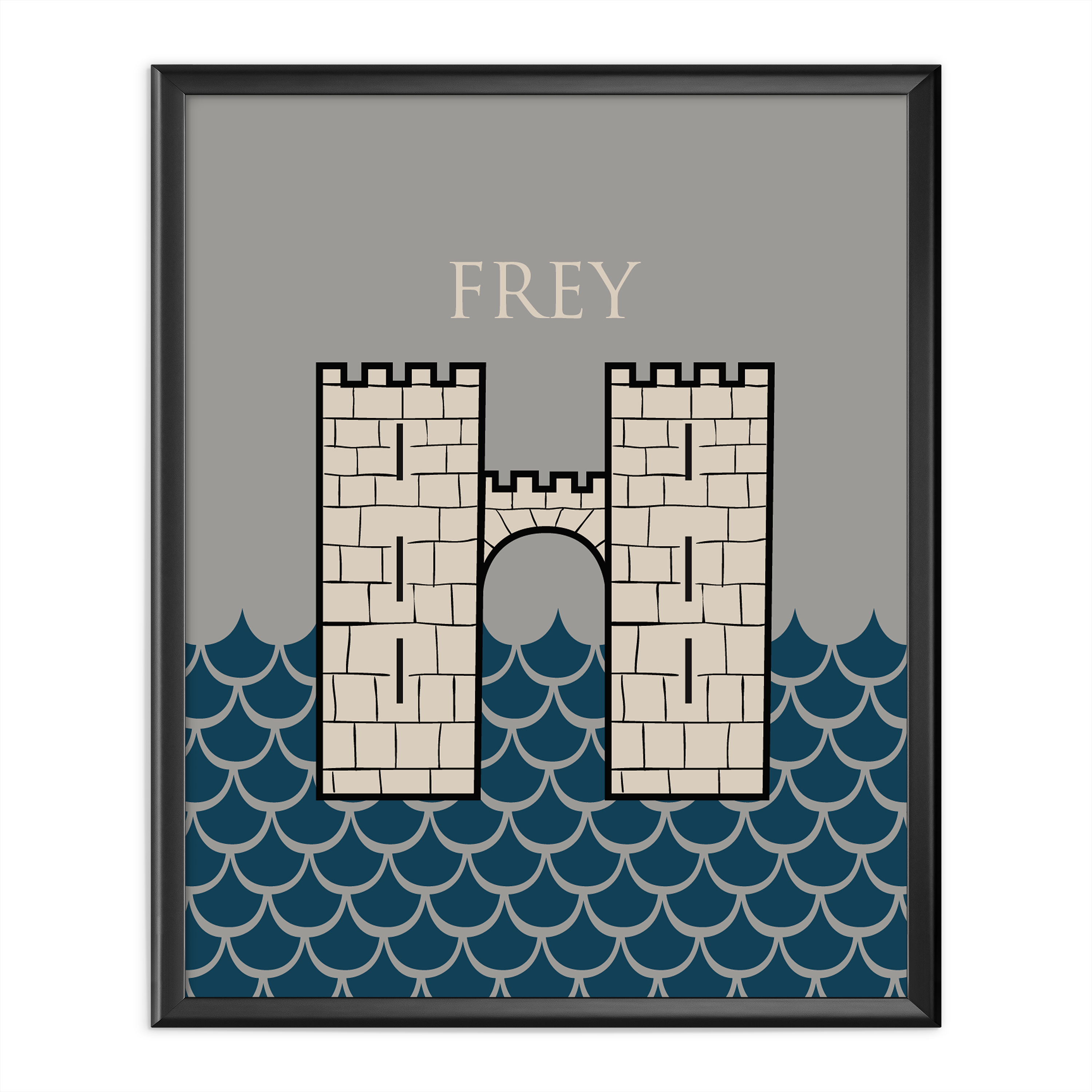 Cuadro de la Casa Frey de la serie Juego de Tronos