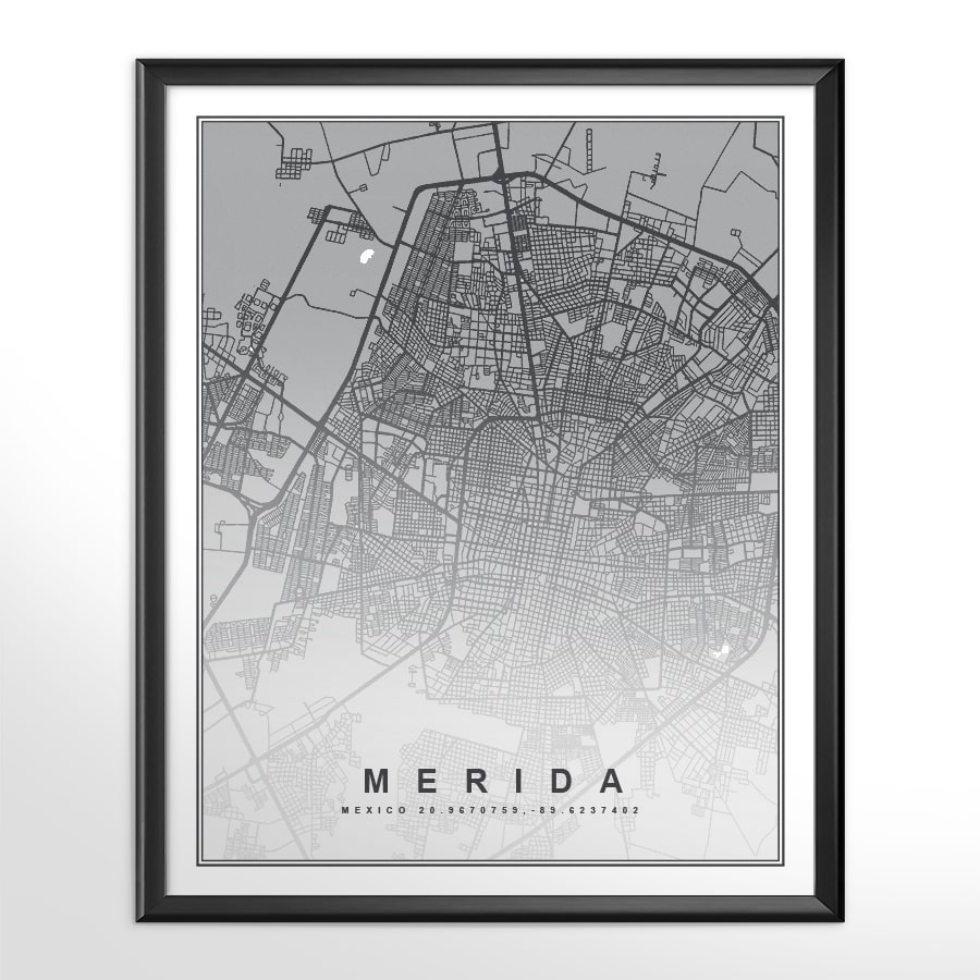 Cuadro Mapa de Merida